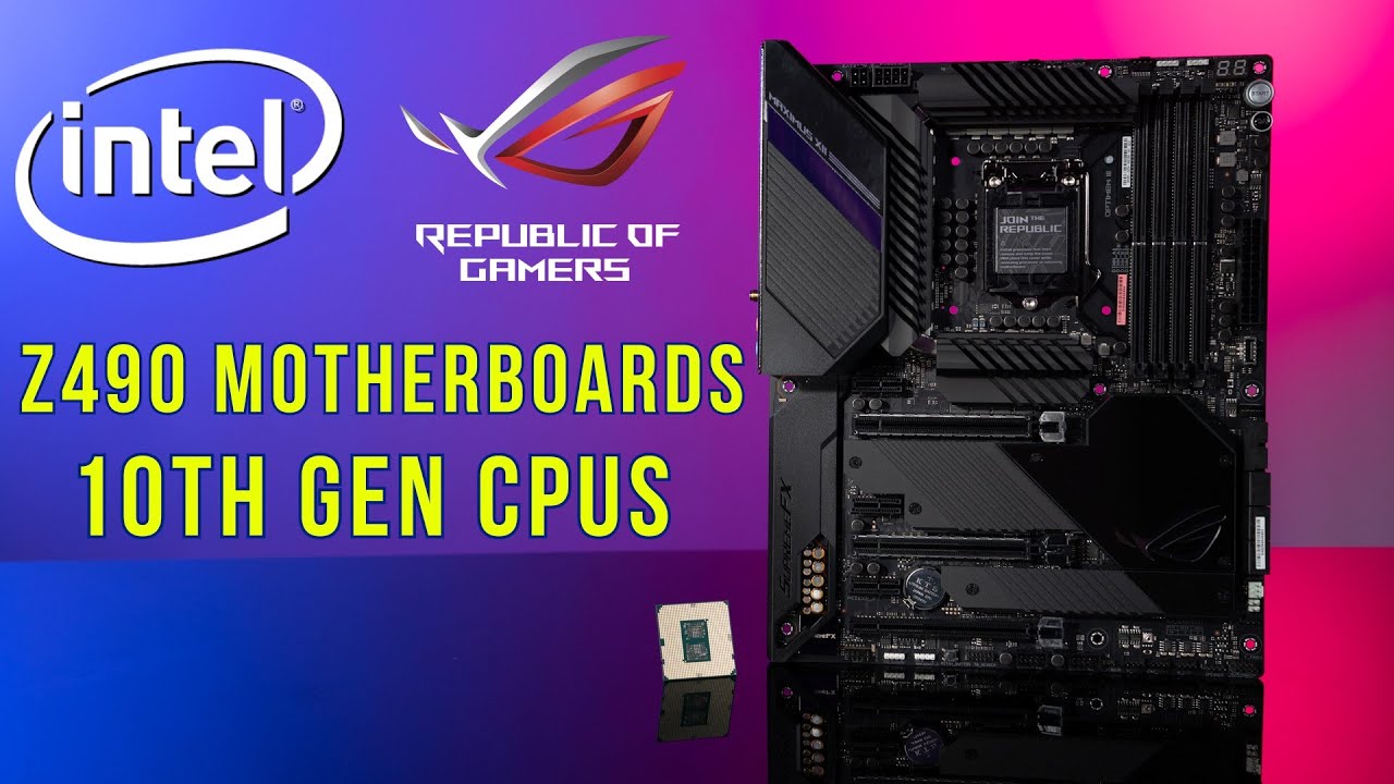 ASUS Z490 Motherboards & Intel 10th Gen CPUs: Everything You Need to ...