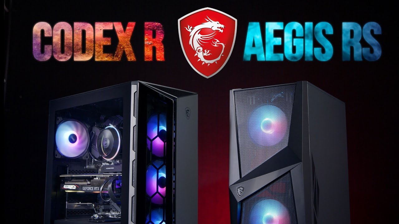 First look at new MSI 10th-gen Intel gaming PCs: AEGIS RS and CODEX R ...