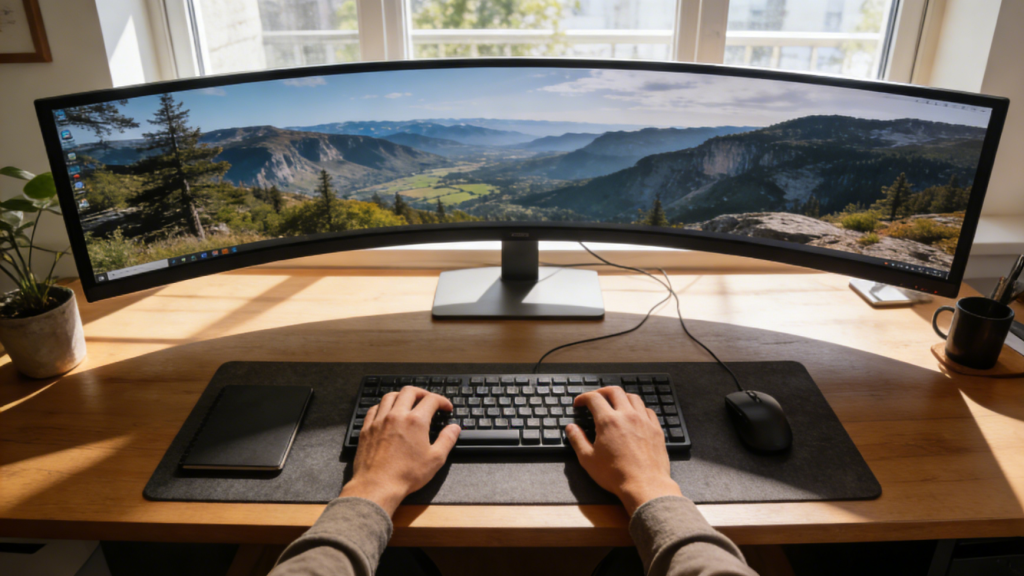 2026 Monitor Size and Curved Trends: Comfort and Immersion