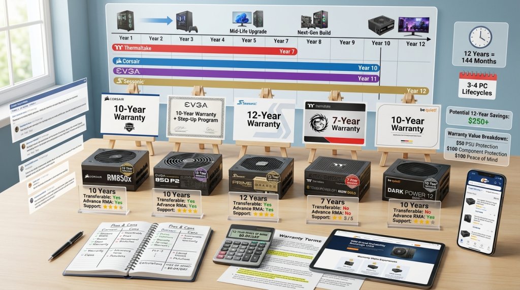 PSU Brand Guide 2026 | Corsair vs EVGA vs Seasonic Comparison