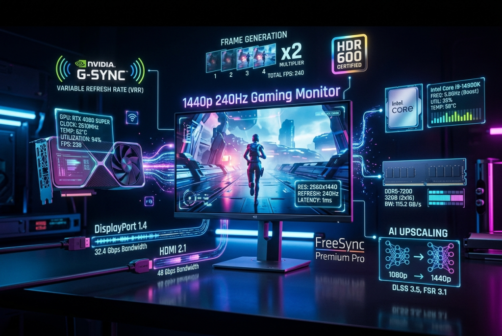 Gaming Monitor Resolution Guide 2026: 1080p vs 1440p vs 4K Refresh Rates