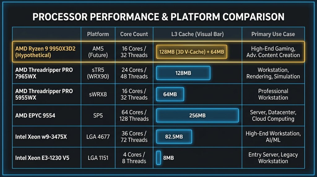 AMD Ryzen 9 9950X3D2 for Workstation and AI Workloads: 2026 Performance ...