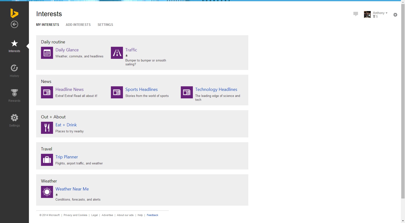 Microsoft Reveals Personalized Cards for Bing - Newegg Insider Microsoft Reveals Personalized Cards for Bing - Newegg Insider